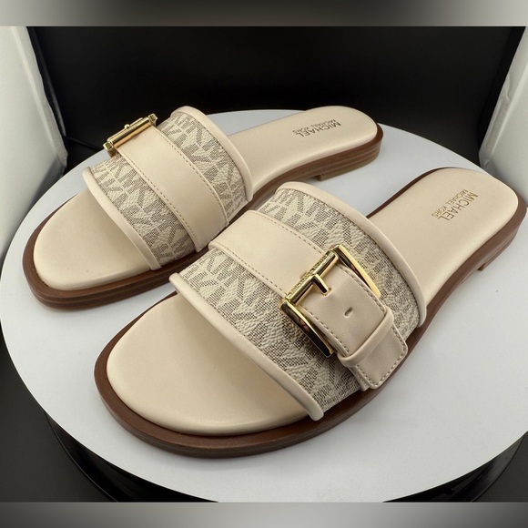 MICHAEL Michael Kors | Shoes | Michael Kors Womens Mandy Slide Sandals ...